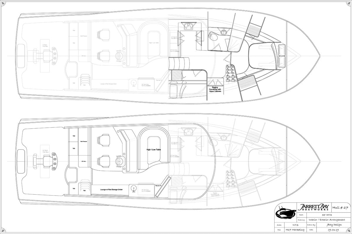 56' Renegade - Jarrett Bay Boatworks